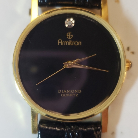 Armitron | Accessories | Armitron Diamond Quartz Mens Watch | Poshmark